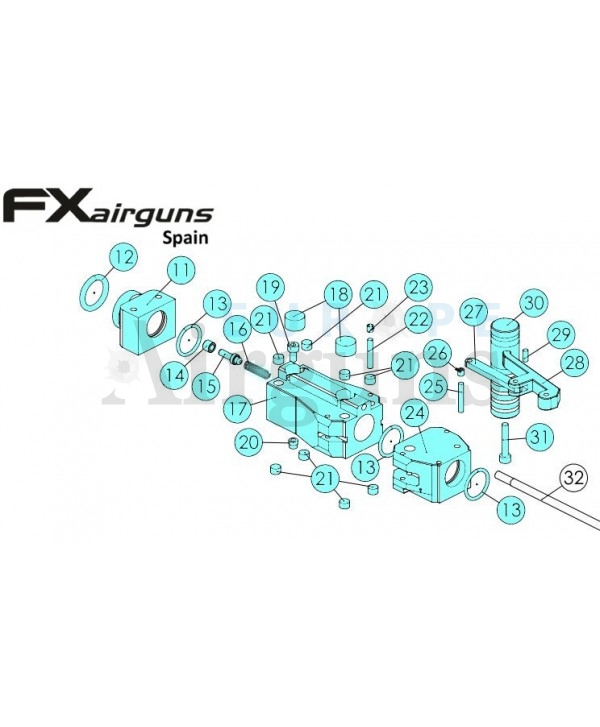 KIT FX impact M3 cocking block