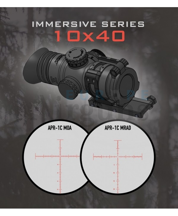 Immersive series 10x40 MRAD